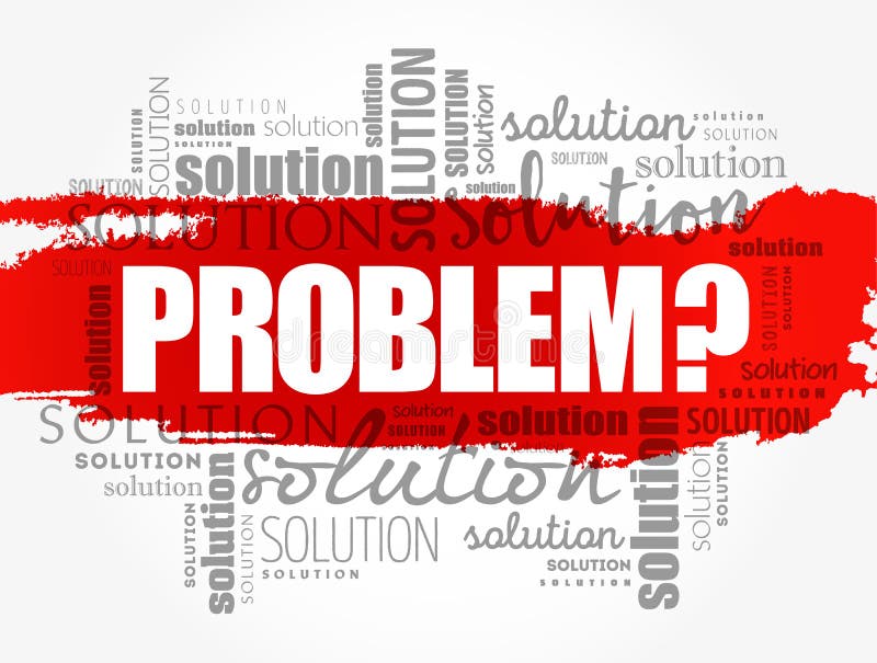 Problem Solve Word Cloud Concept Background Stock Illustrations – 204 ...
