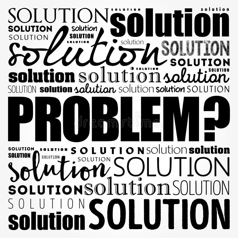 Problem Solve Word Cloud Concept Background Stock Illustrations – 204 ...
