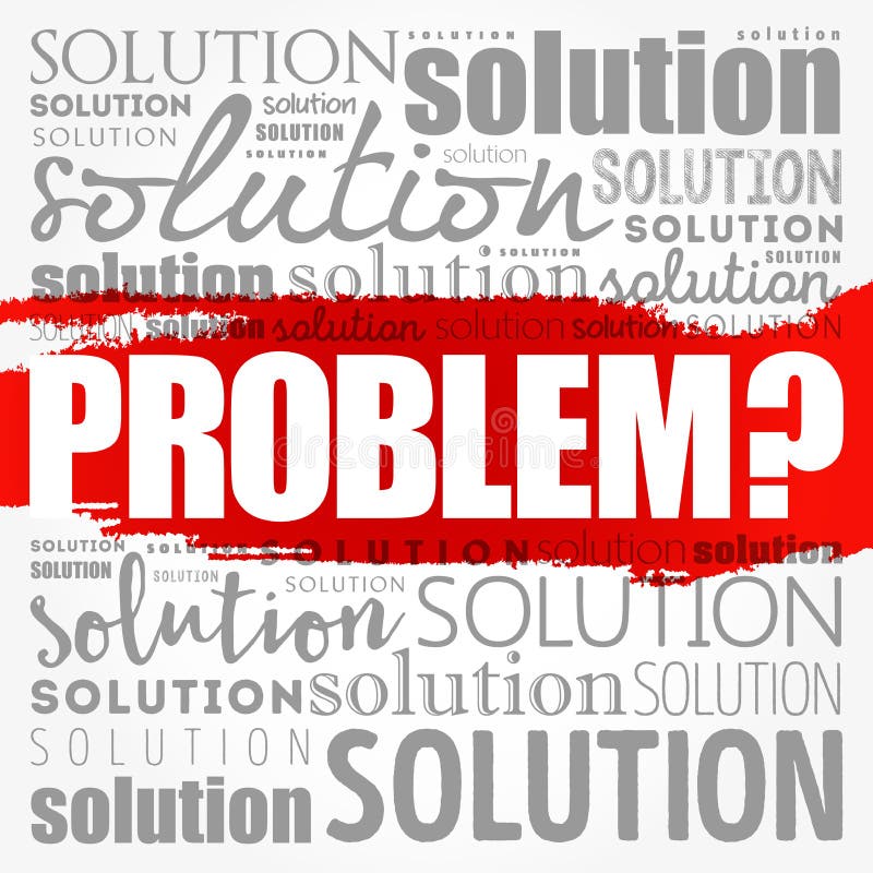 Problem Solve Word Cloud Concept Background Stock Illustrations – 204 ...