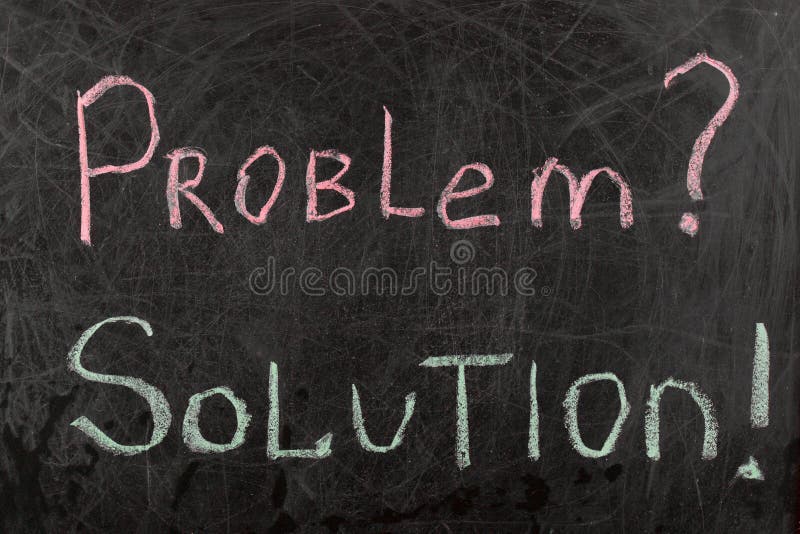 Problems Crossed Out and Opportunity Stock Photo - Image of problem ...
