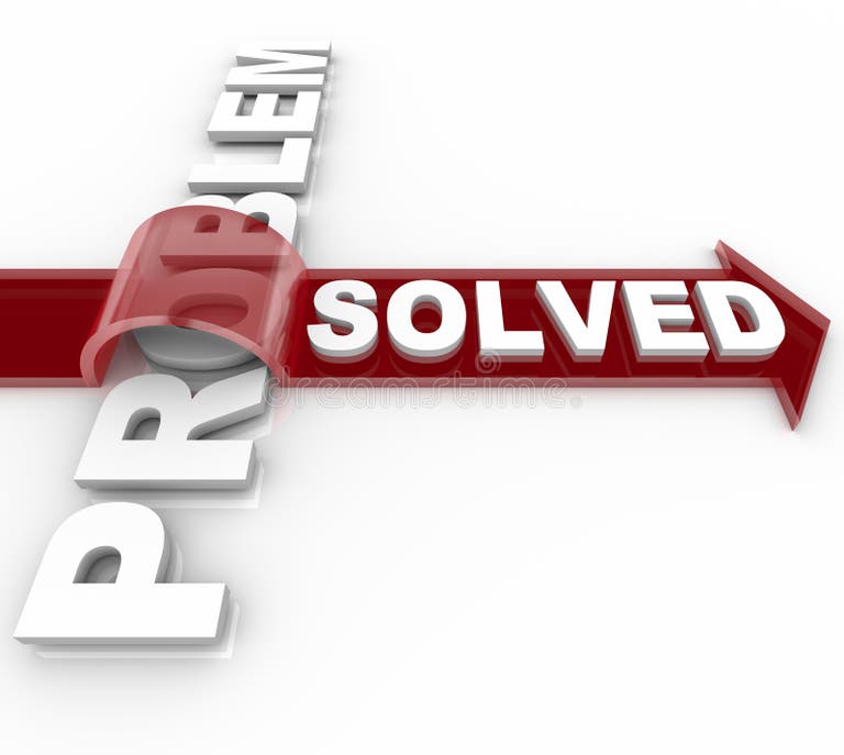 Problem Solved Successful Solution Stock Illustrations – 448 Problem ...