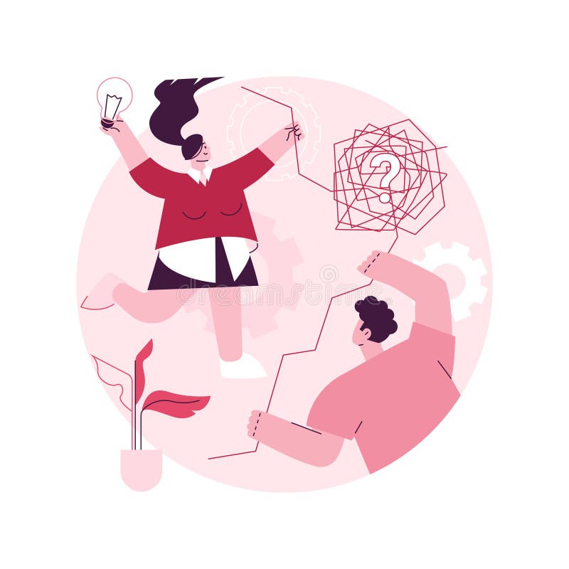 Critical Thinking Solving Problem Stock Illustrations – 675 Critical ...