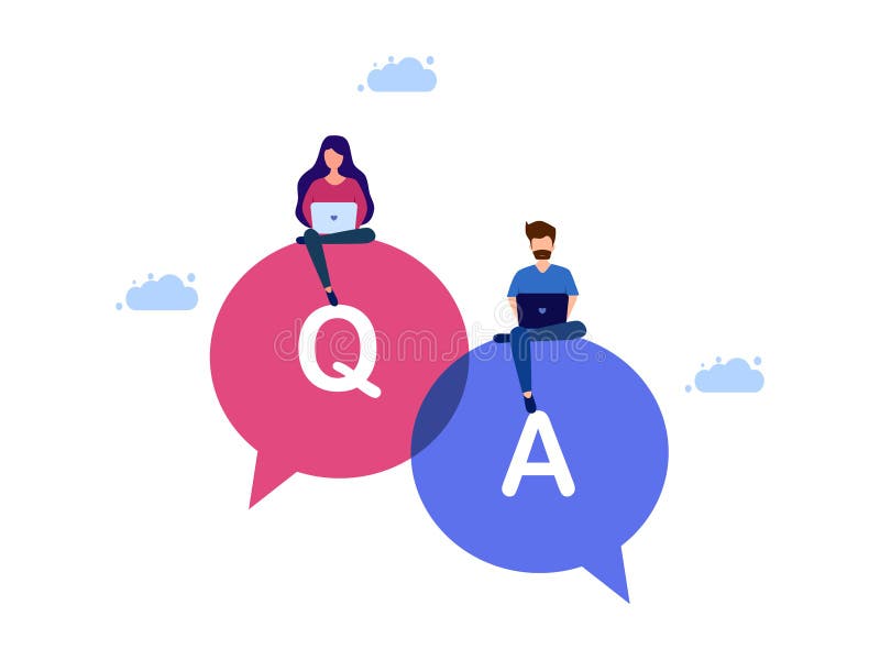 Problem Solving or Advice Concept. People Working on Conversations with ...