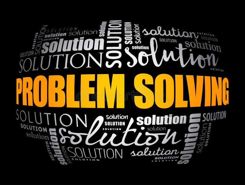 Problem Solve Word Cloud Concept Background Stock Illustrations – 204 ...