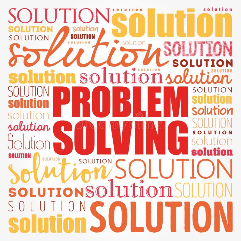 Problem Solve Word Cloud Concept Background Stock Illustrations – 204 ...