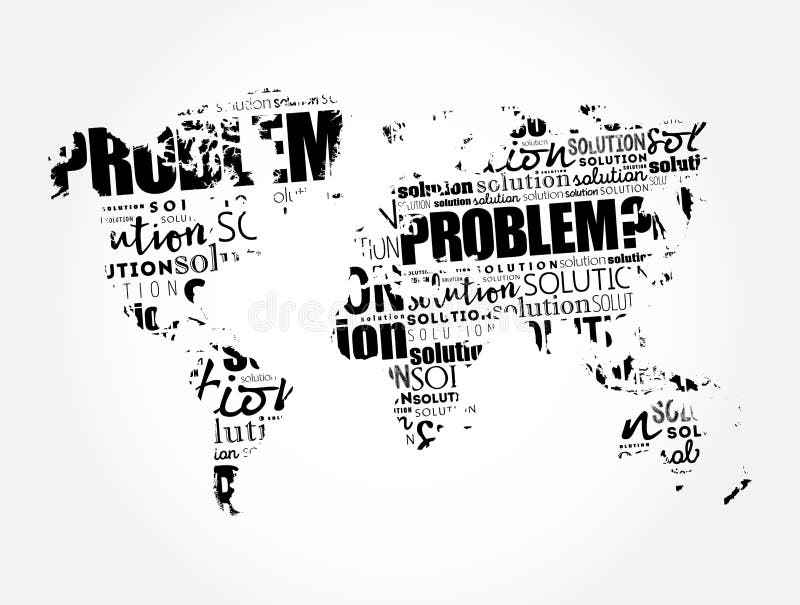Problem Solve Word Cloud Concept Background Stock Illustrations – 206 ...