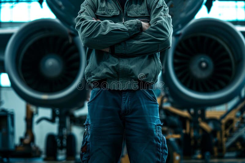 Problem-solving Airplane Engineer. Generate Ai Stock Photo - Image of ...
