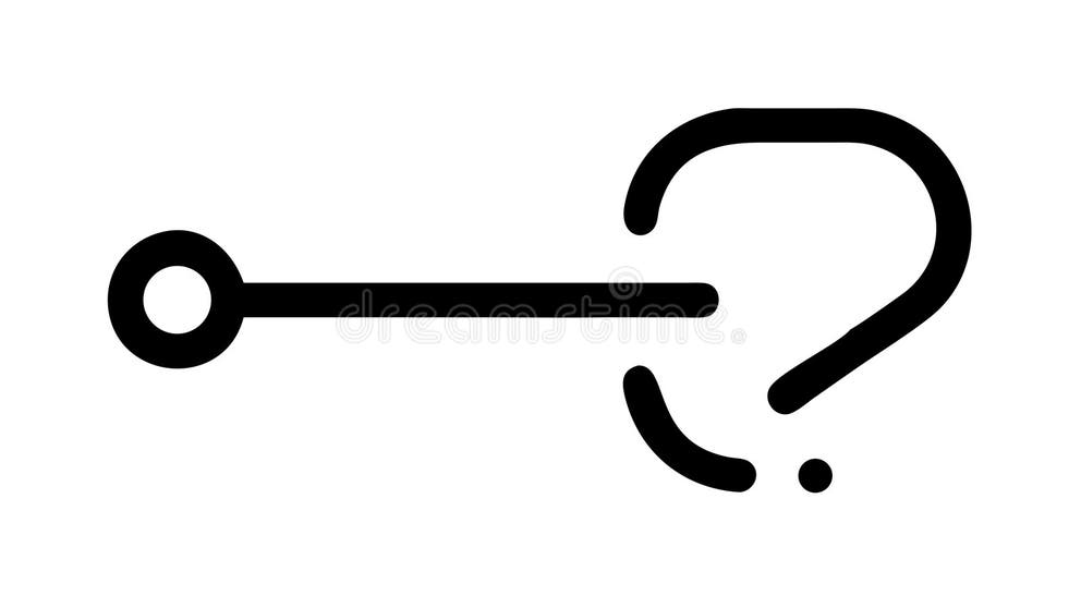 Problem Solving Arrow Icon: Query Solution Seeking Process, Vector ...