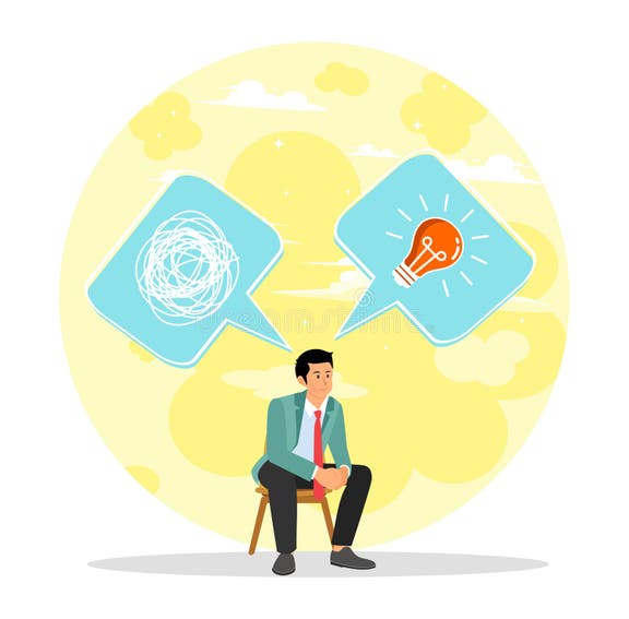 Problem Solving Concept, Creativity To Solve Frustrated Problem. Stock ...