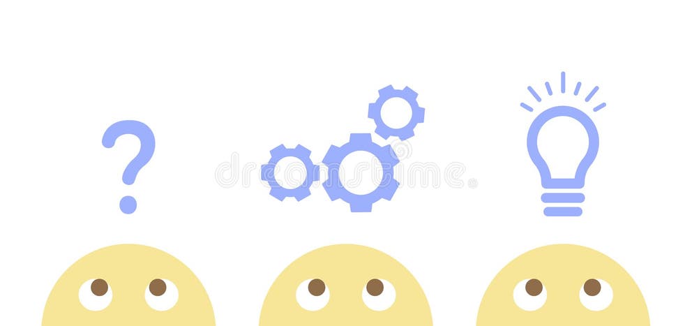 Problem Solving Concept. Path from Question To Answer, Problem To ...