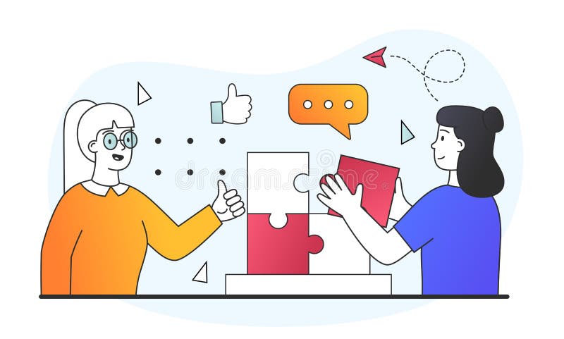 Problem solving concept stock vector. Illustration of solving - 232781268