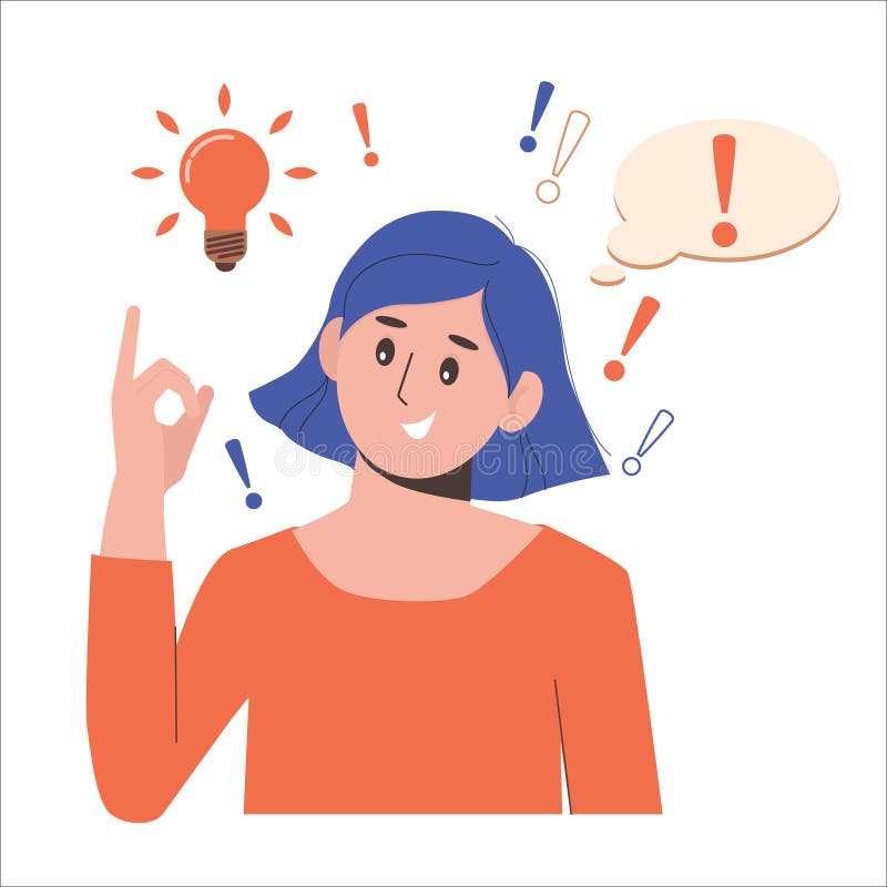 Problem Solving Concept. Woman Thinks and Solves a Problem Stock Vector ... Problem Solving Concept. Woman Thinks and Solves a Problem Stock Vector ...