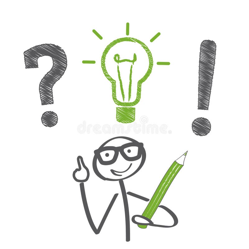 Brainstorming, Problem Solving, Scribble Stock Illustration ... Brainstorming, Problem Solving, Scribble Stock Illustration ...