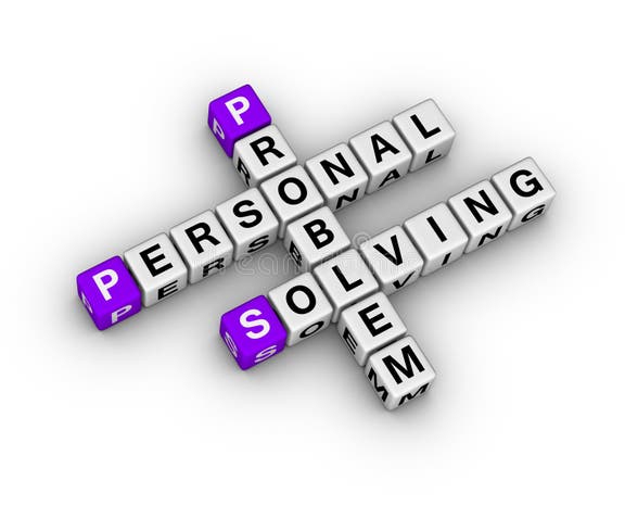 Problem solving crossword stock illustration. Illustration of symbol ...