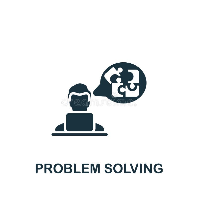 Problem Solving Icon. Monochrome Simple Life Skills Icon for Templates ... Problem Solving Icon. Monochrome Simple Life Skills Icon for Templates ...