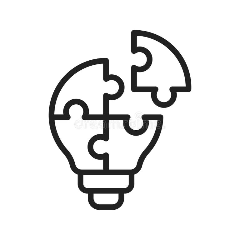 Problem Solving Icon Vector Image. Stock Vector - Illustration of icon ...