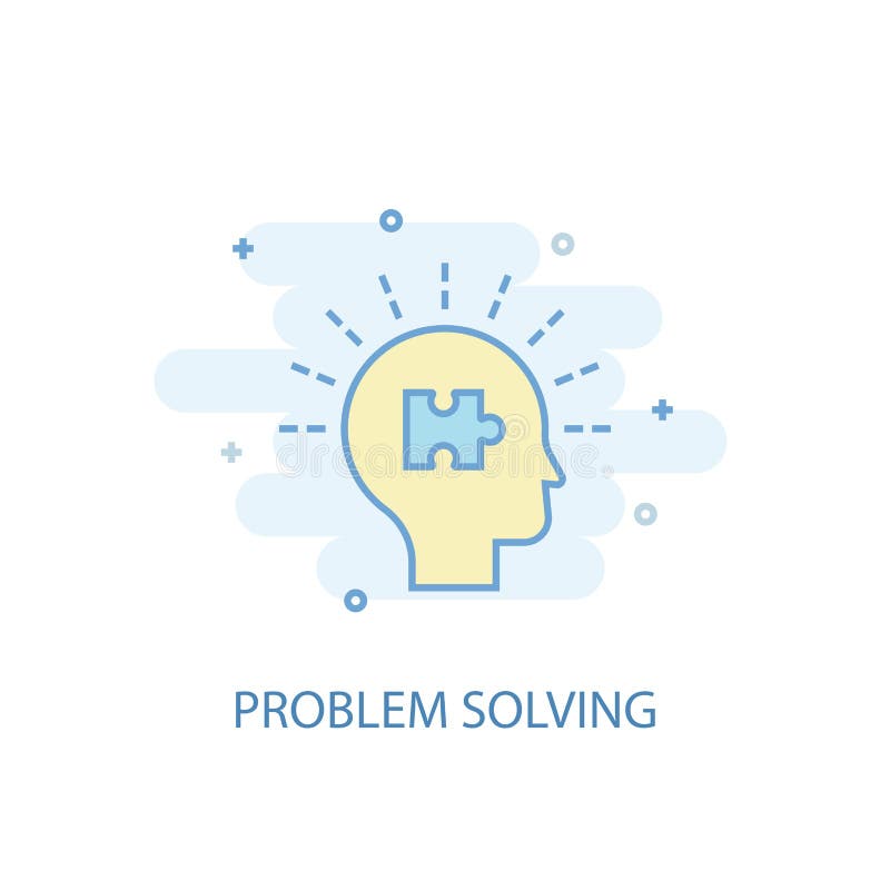 Problem Solving Infographic Circle Stock Vector - Illustration of ...