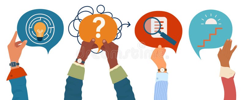 Business Team Explores Challenges and Finds Clear Solutions through a Collaborative Problem ...