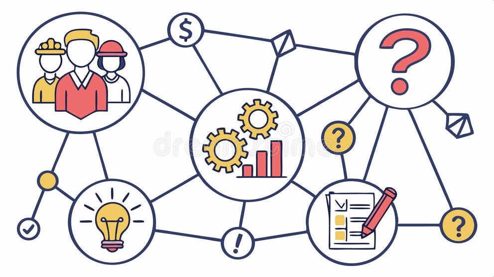 Problem Solving Process Diagram, Business Strategy and Solution Finding ...