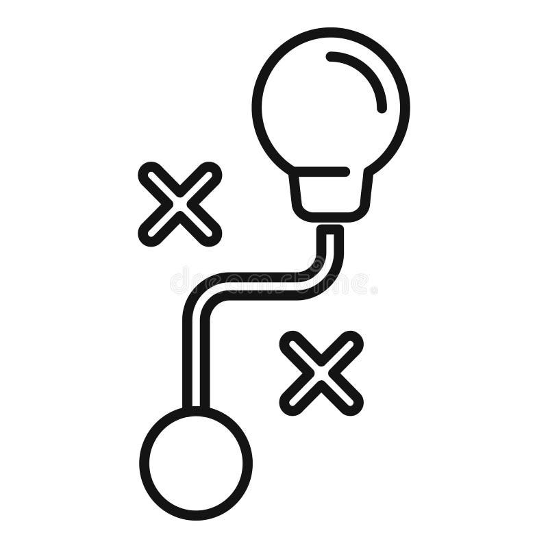 Problem Solving Process Reaching Solution Avoiding Obstacles Stock ...