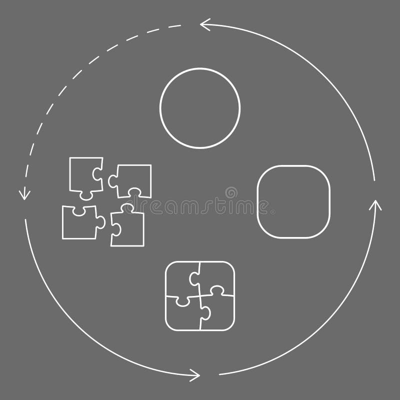 Problem Solving Puzzle Concept Stock Vector - Illustration of ...