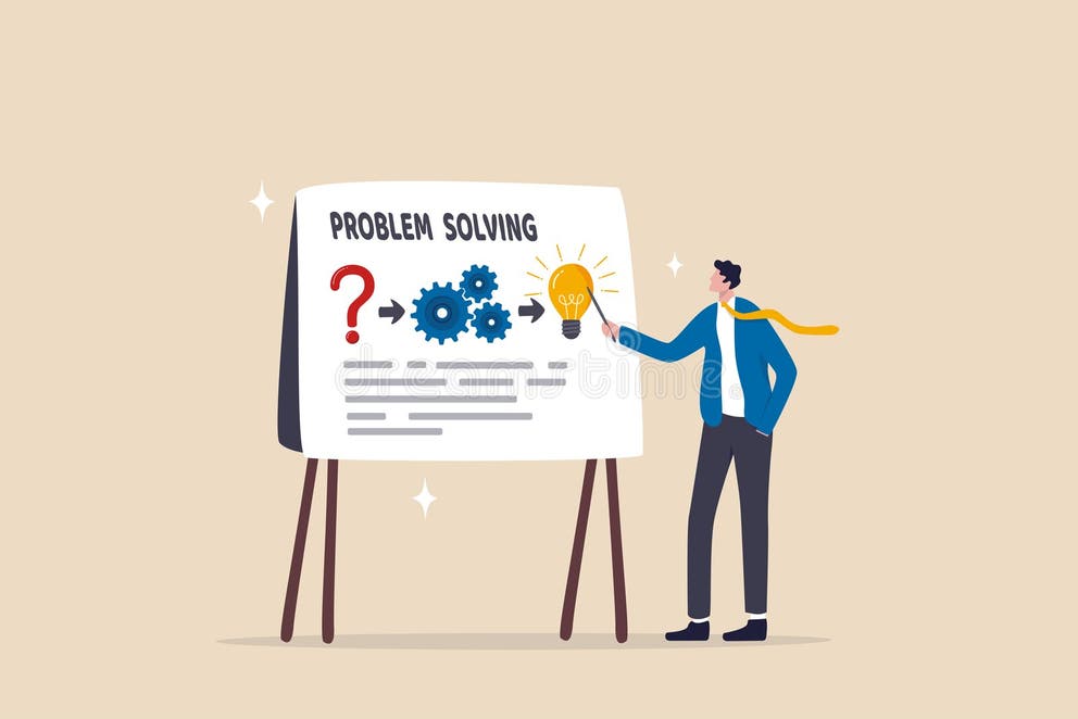Problem Solving Skill, Idea To Solve Difficulty Challenge, Process or ...