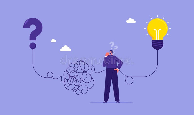 Problem Solving Skill, Thinking or Finding Solution To Solve Problem ...