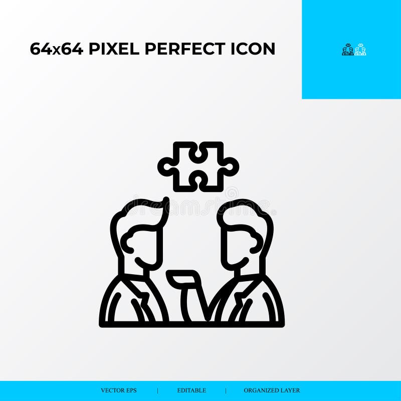 Problem Solving and Solution Icon Concept. Discuss Problem and Search ...