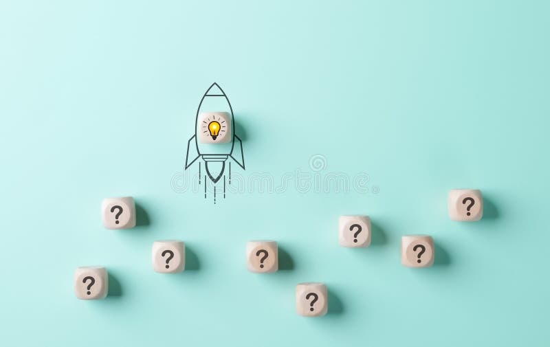 Problem Solving and Startup Launch Concept. a Conceptual Image of a ...