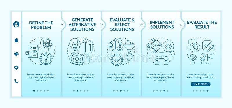 Infographic Problem Solving Process Stock Illustrations – 403 Infographic Problem Solving ...