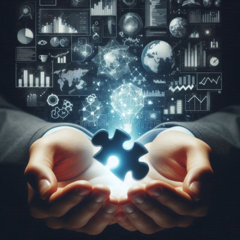 Problem Solving and Strategic Planning, Puzzle Pieces in Hands of ...