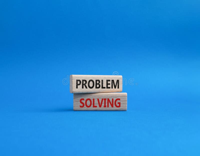 Fix the Problem Symbol. Wooden Blocks with Words Fix the Problem ...