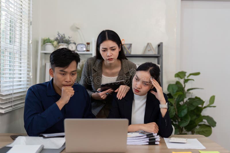 Problem Solving and Team Dynamics. Team Members Focused on Addressing ...