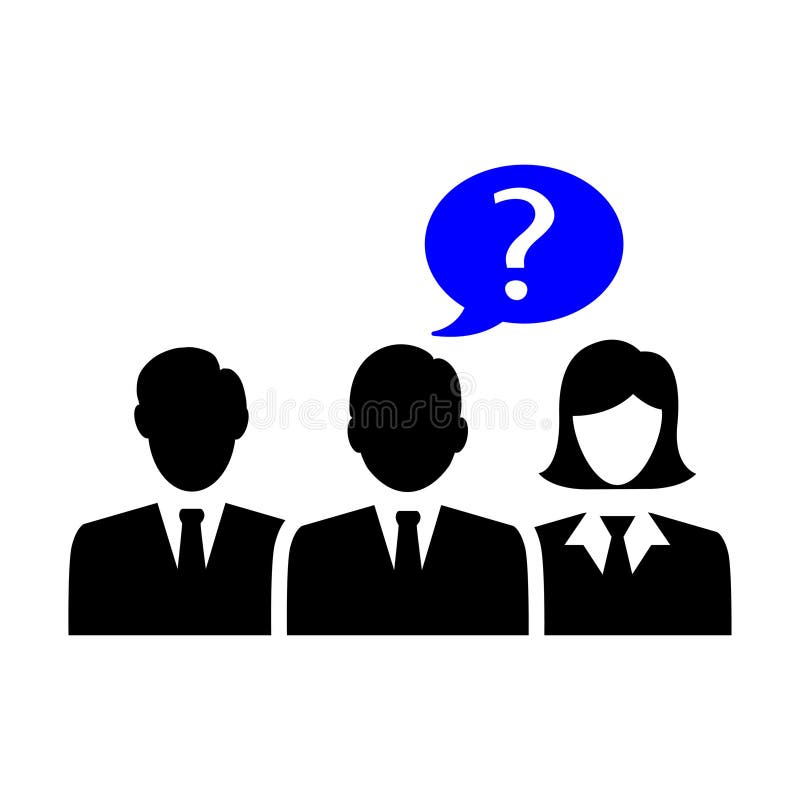 Problem Solving Team Icon stock vector. Illustration of group - 291888070