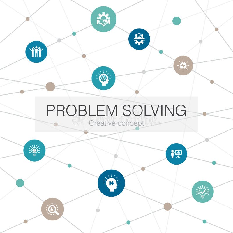 Problem Solving Infographic 10 Option Stock Vector - Illustration of ...