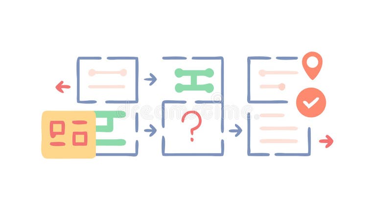 Problem Solving Workflow, Decision Making, Systematic Approach, Vector ...