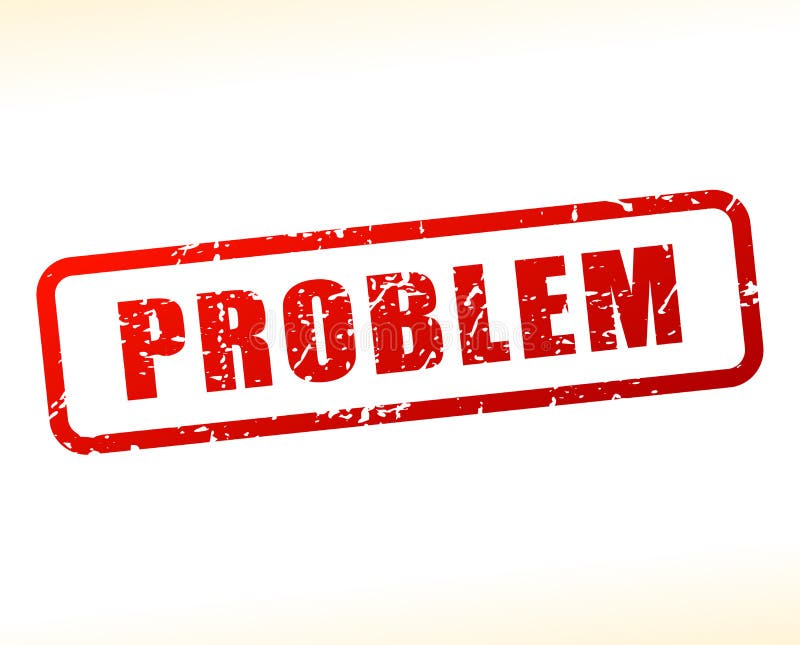Problem grunge text stock vector. Illustration of design - 6603036