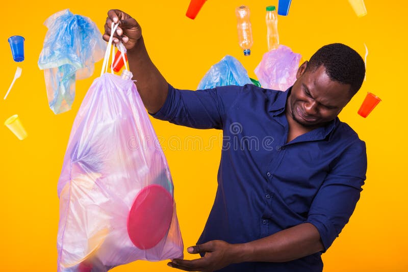 Sad Carrying Trash Bag Stock Photos - Free & Royalty-Free Stock Photos ...