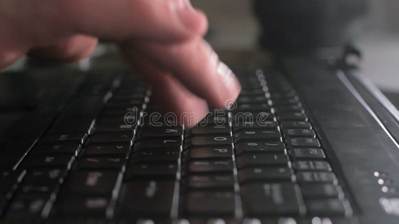 Computer Problem Angry Man Neon Light Portrait Stock Footage - Video of ...