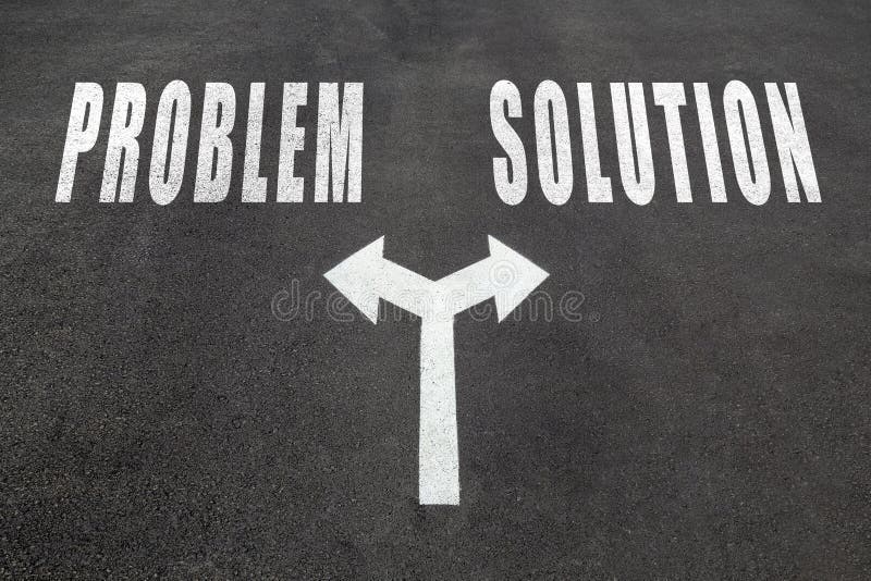 Problem Vs Solution Choice Concept Stock Image - Image of decision ...