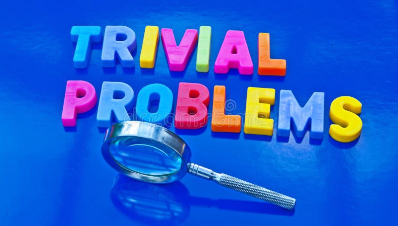 Problemas triviales imagen de archivo. Imagen de problemas - 59237223