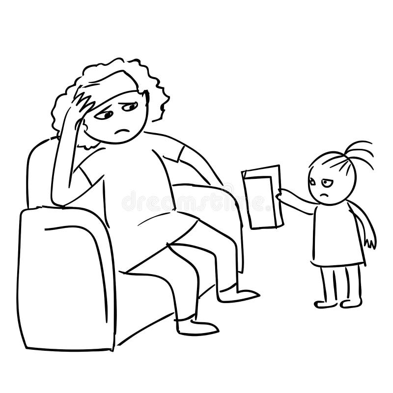 Unhappy Family Drawing Stock Illustrations – 352 Unhappy Family Drawing ...