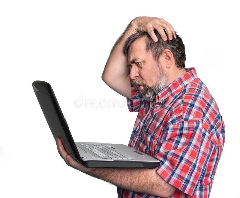 Problems with computer stock image. Image of business - 50139243