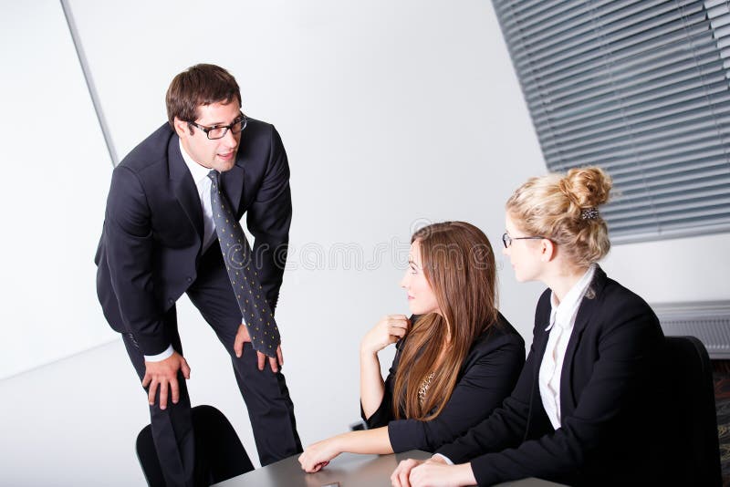 Problems with employees stock photo. Image of employees - 44634670