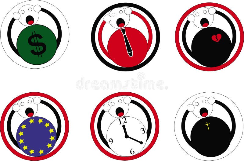 Problems in life stock vector. Illustration of problem - 31934058