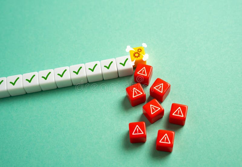 Problems and Malfunctions during the Work Process. Stock Image - Image ...