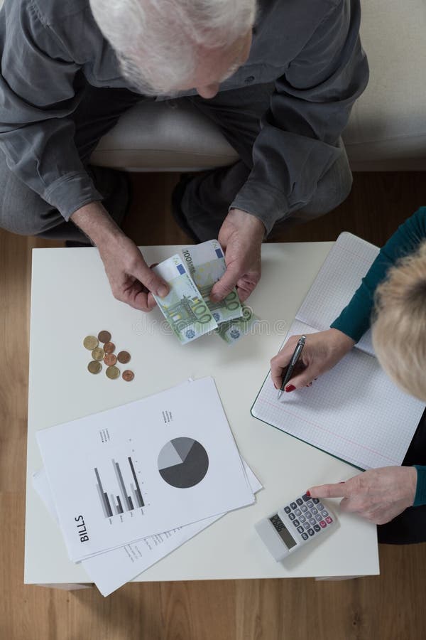 Problems with money stock photo. Image of couple, financial - 52244058