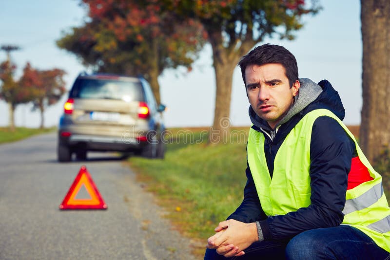 Problems on the road stock photo. Image of road, safety - 61223028