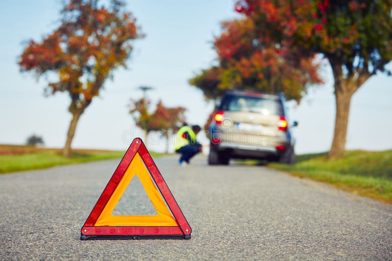 Problems on the road stock photo. Image of danger, roadside - 61223546