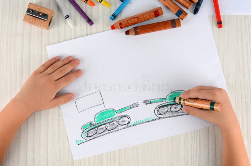 645 Children Drawing War Stock Photos - Free & Royalty-Free Stock ...
